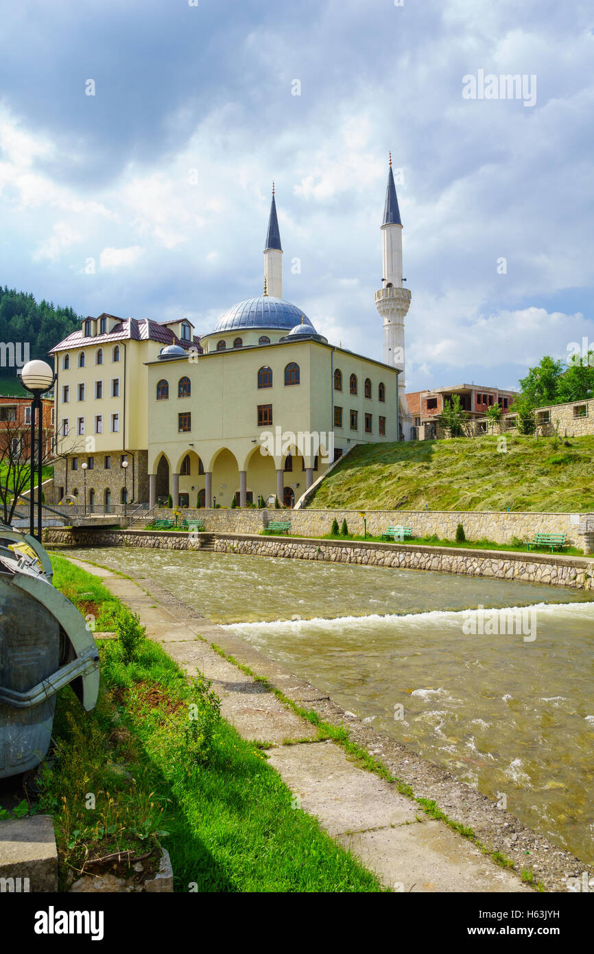 Sultan Murat II Mosque in Rozaje, eastern Montenegro Stock Photo - Alamy