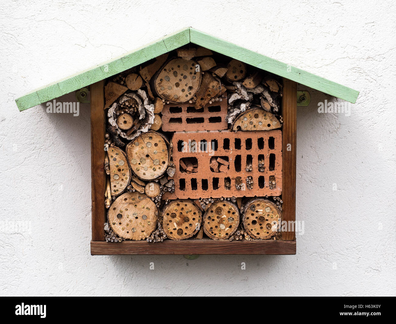 Shelter for insects during winter Stock Photo - Alamy