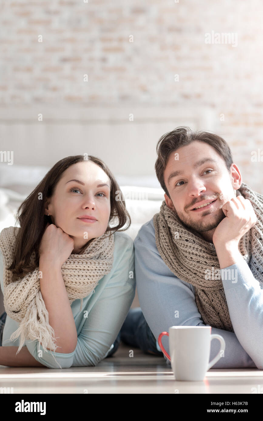 Couple thinking hi-res stock photography and images - Alamy