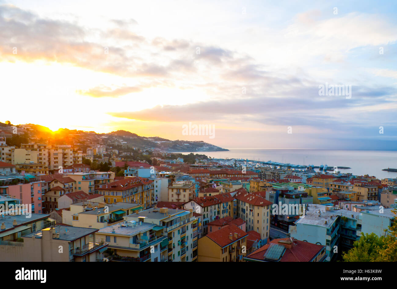 Top view of san remo hi-res stock photography and images - Alamy