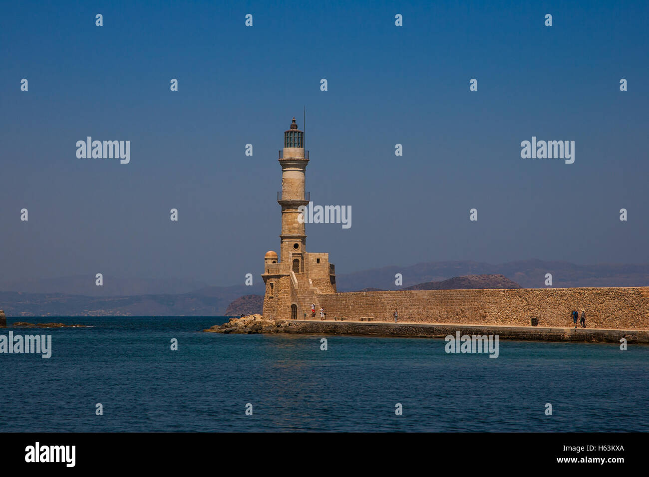 Lighthouse in Chania,Crete Stock Photo - Alamy