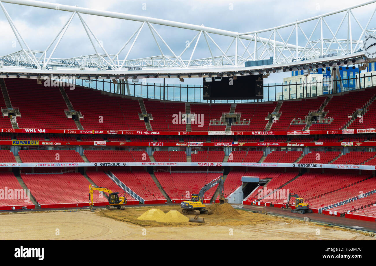 Visiting FC Arsenal arena Stock Photo - Alamy