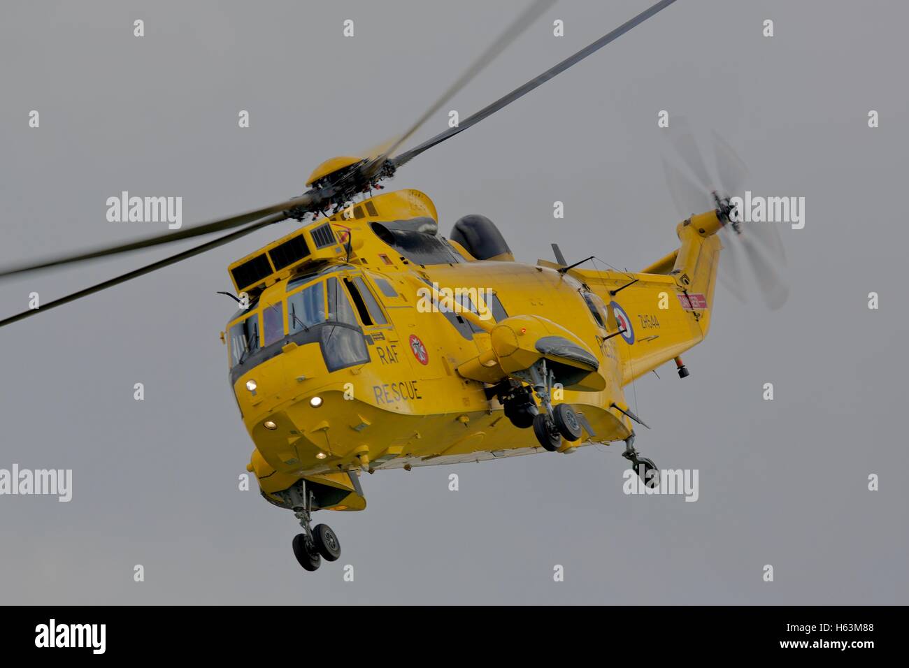 RAF Sea King helicopter Stock Photo - Alamy