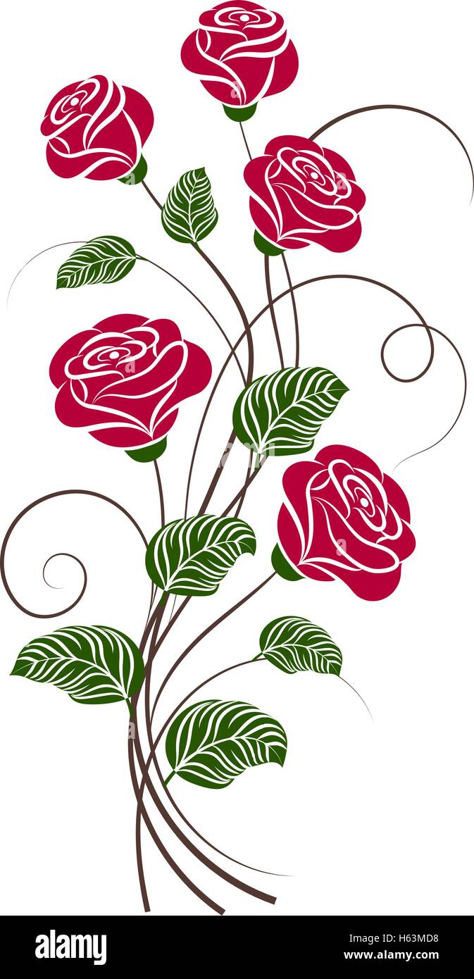 Simple floral background Stock Vector Image & Art - Alamy