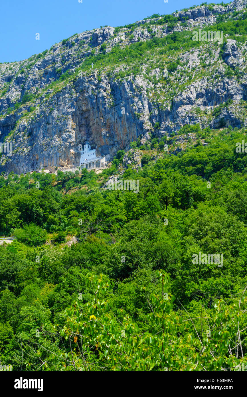 The Ostrog Monastery, a Serbian Orthodox Monastery in Ostrog ...