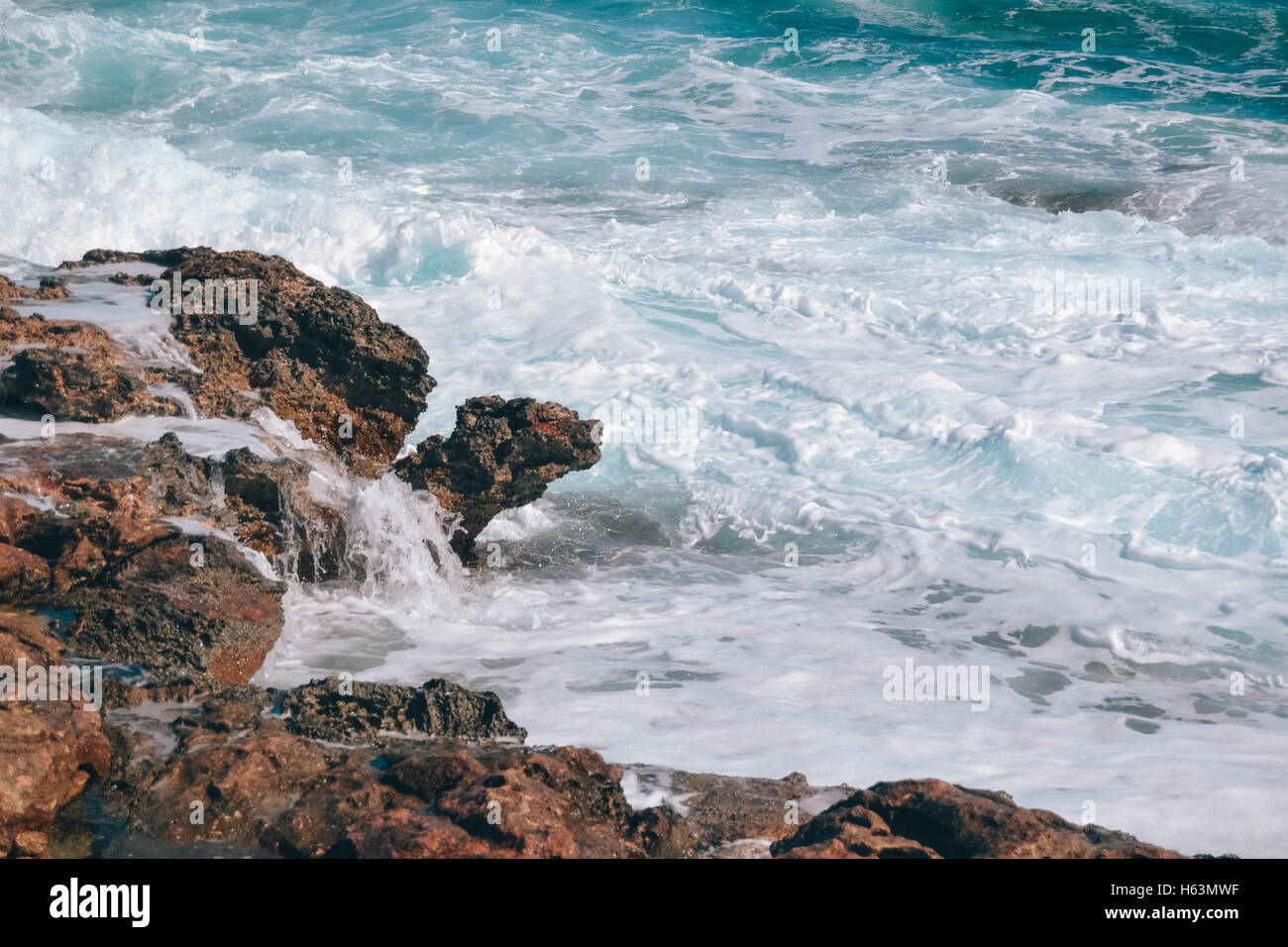 blue sea of Cyprus Stock Photo - Alamy