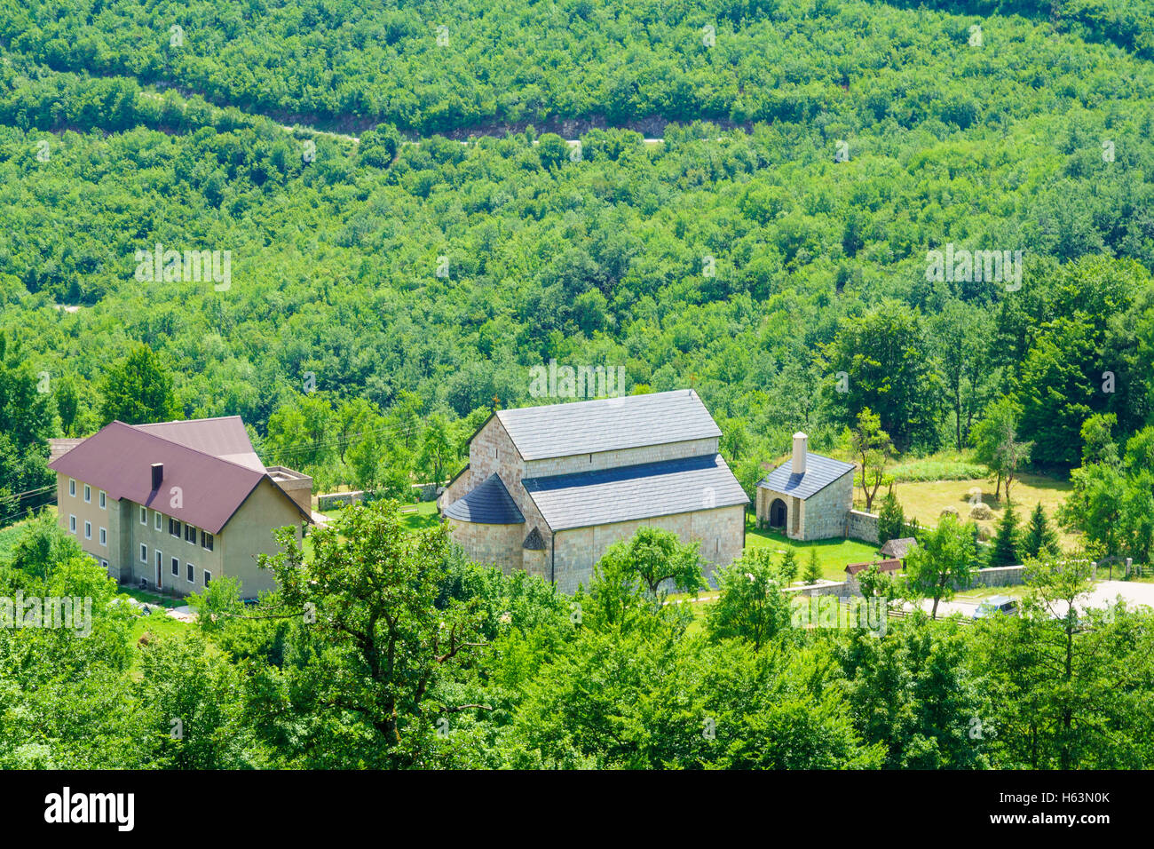 The Piva Monastery (Church of Sv. Bogorodica or Church of the ...