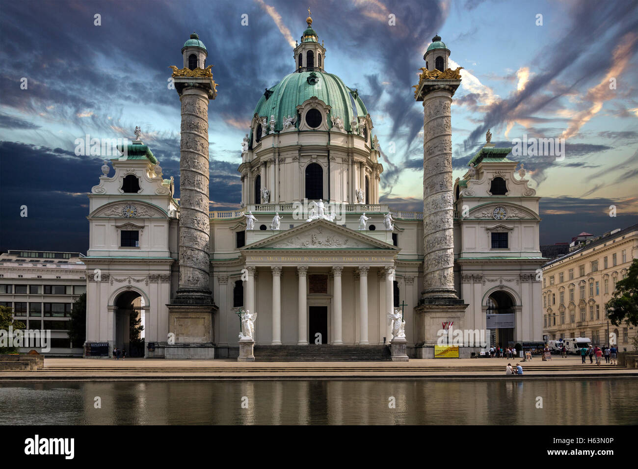 Karlskirche vienna hi-res stock photography and images - Alamy