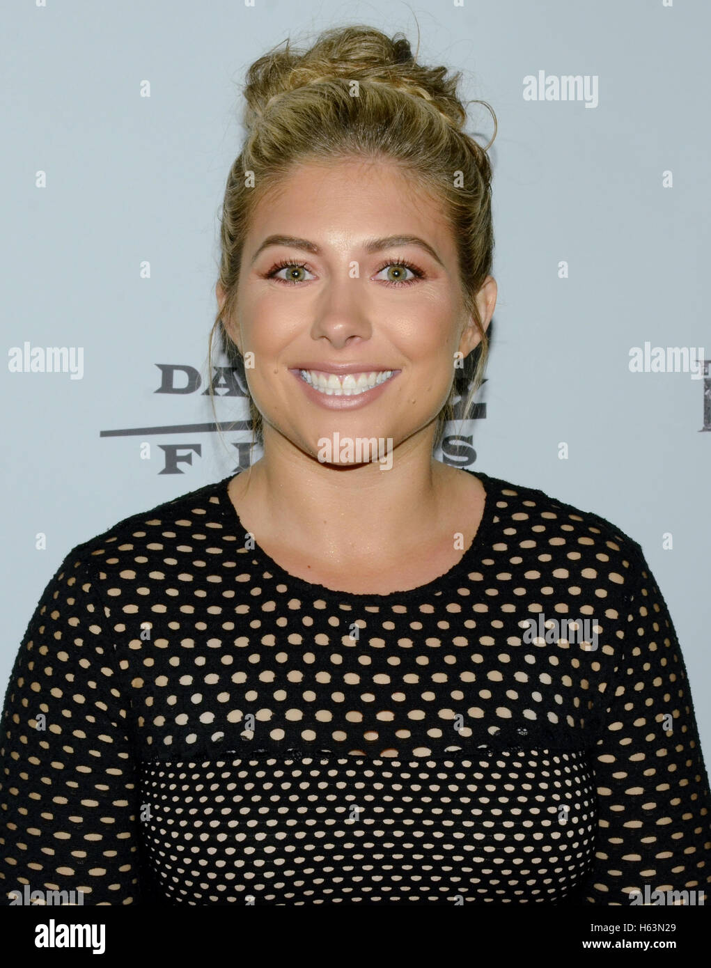 Elizabeth Jayne attends the premiere of Dark Sky Films' "Emelie" at ...