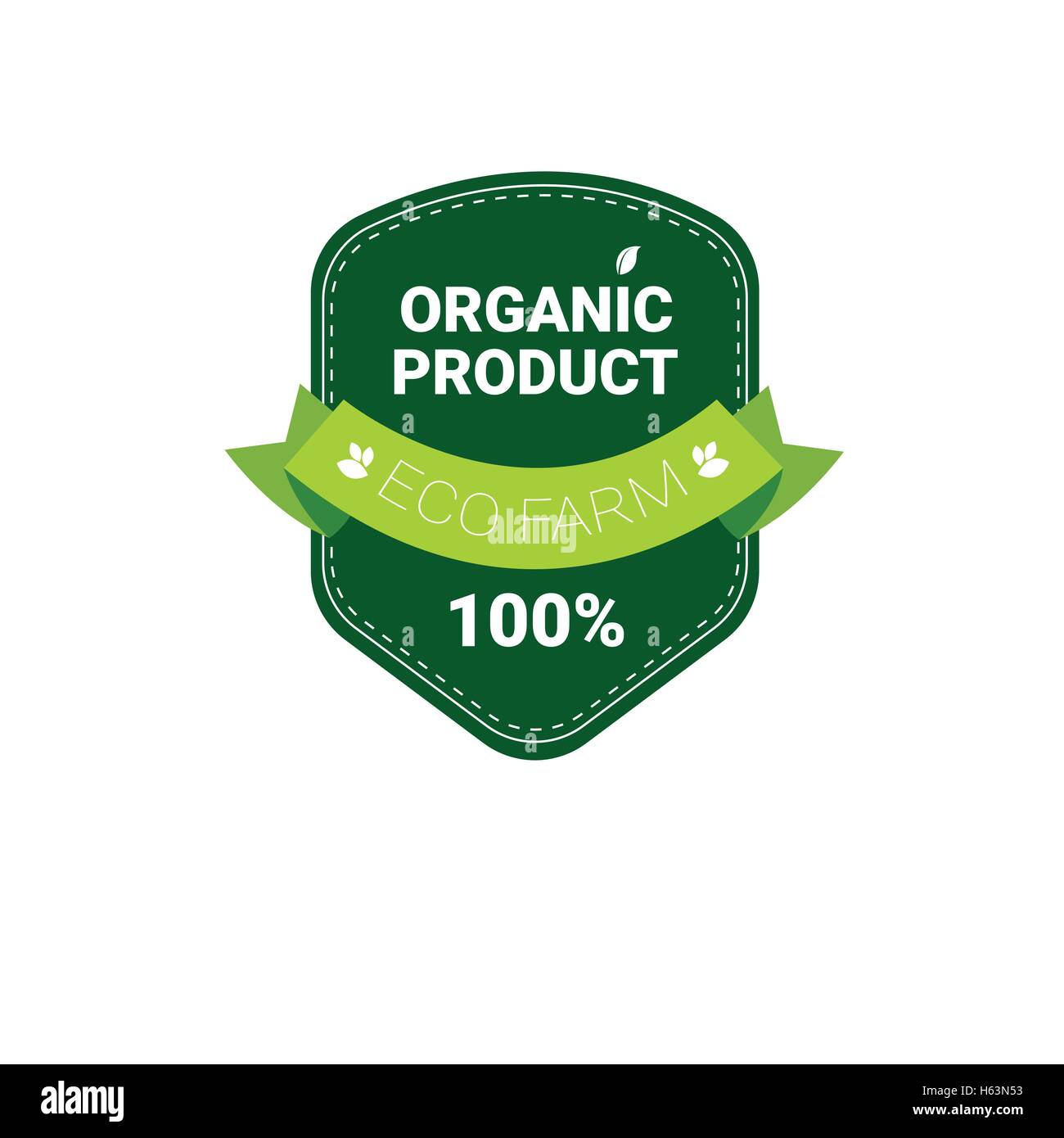 Eco Friendly Organic Natural Product Web Icon Green Logo Stock Vector ...