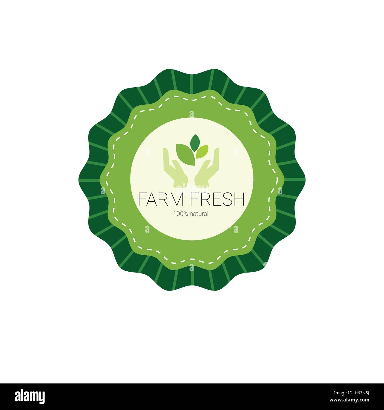 Eco Friendly Organic Natural Product Web Icon Green Logo Stock Vector ...