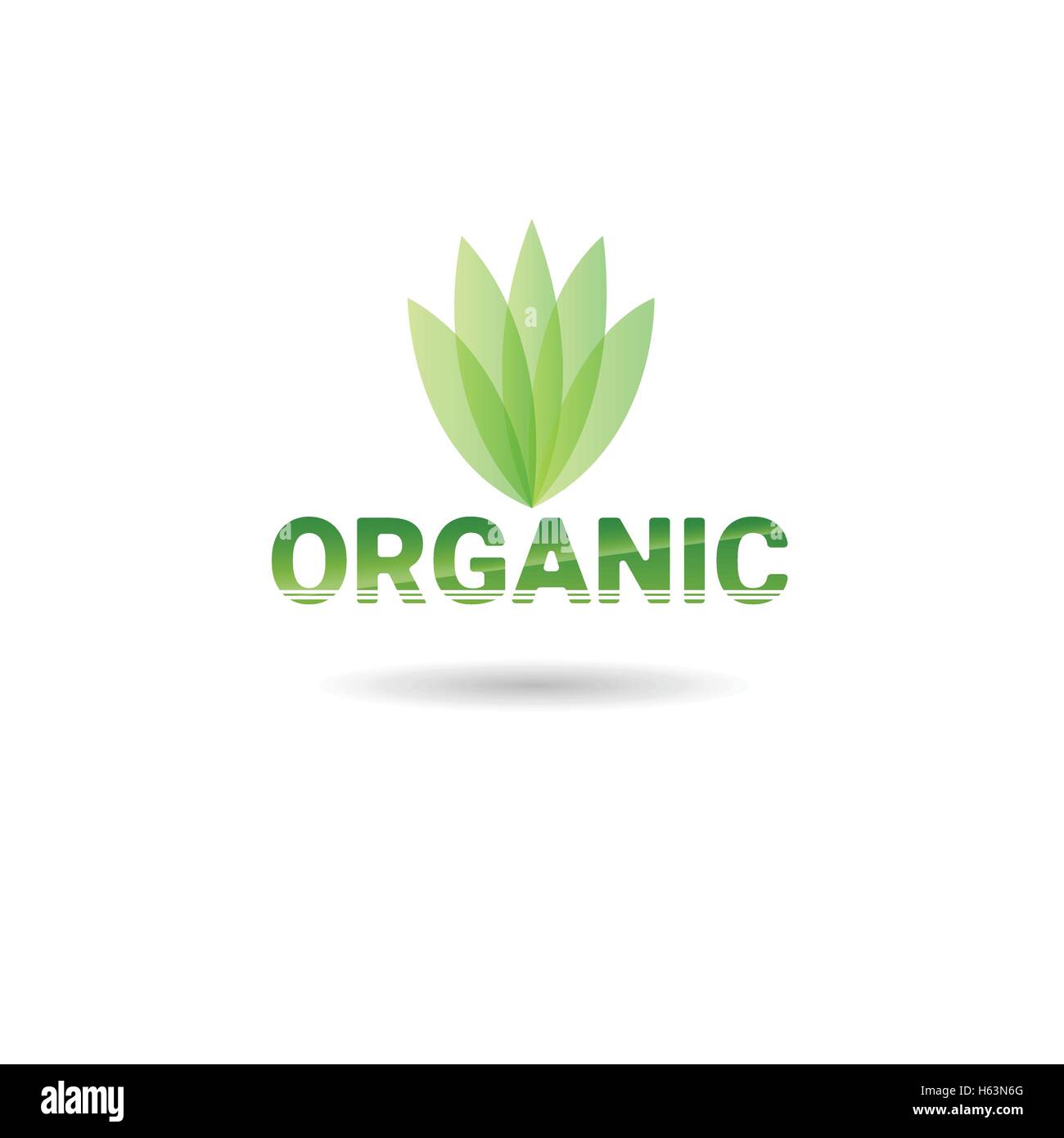 Eco Friendly Organic Natural Product Web Icon Green Logo Stock Vector ...