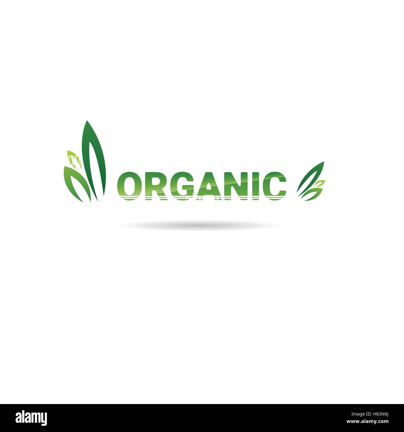 Eco Friendly Organic Natural Product Web Icon Green Logo Stock Vector ...