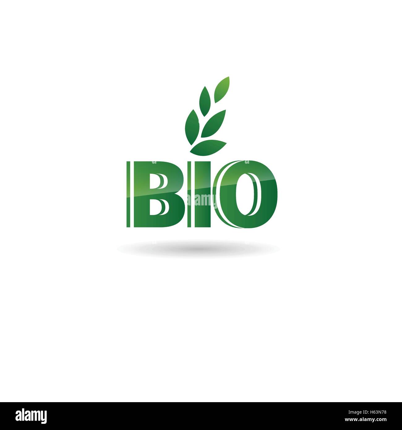 Eco Friendly Organic Natural Product Web Icon Green Logo Stock Vector ...