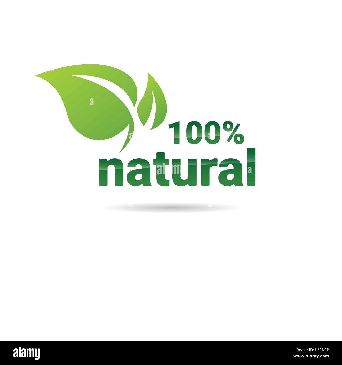 Eco Friendly Organic Natural Product Web Icon Green Logo Stock Vector ...