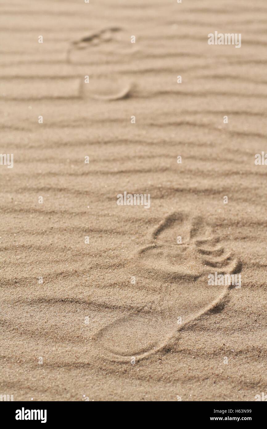 Human traces on desert hi-res stock photography and images - Alamy