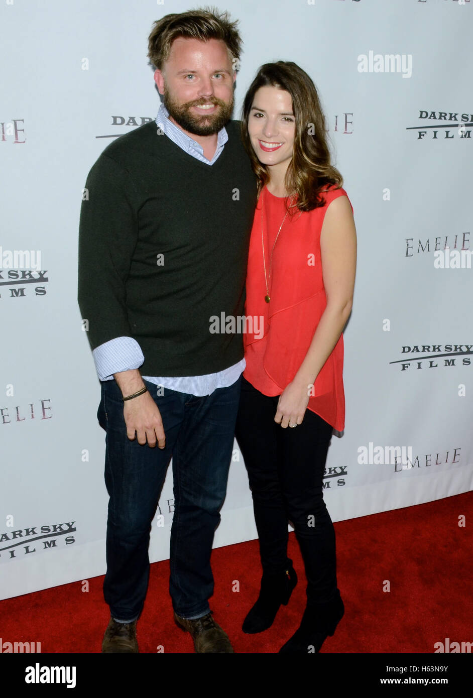 Director Michael Thelin attends the premiere of Dark Sky Films' "Emelie ...