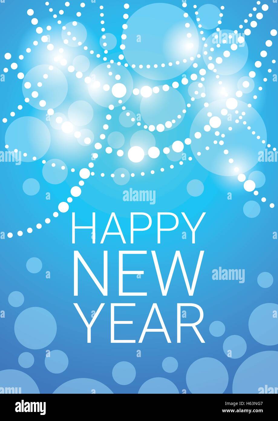 Happy New Year Decoration Celebration Banner Stock Vector Image & Art ...