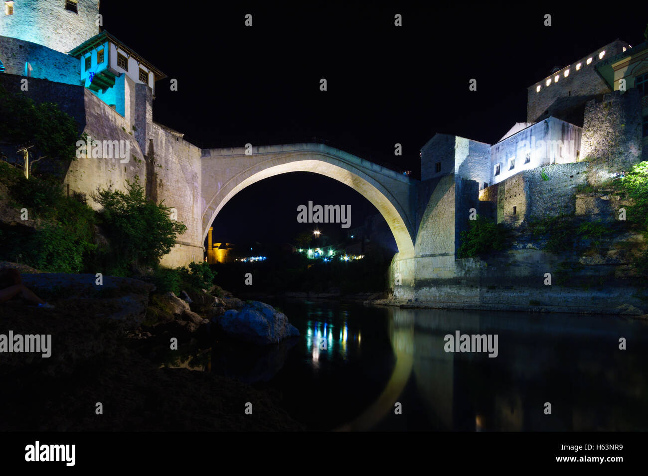 Mostar night hi-res stock photography and images - Alamy