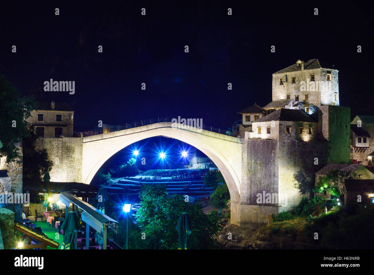 Mostar night hi-res stock photography and images - Alamy