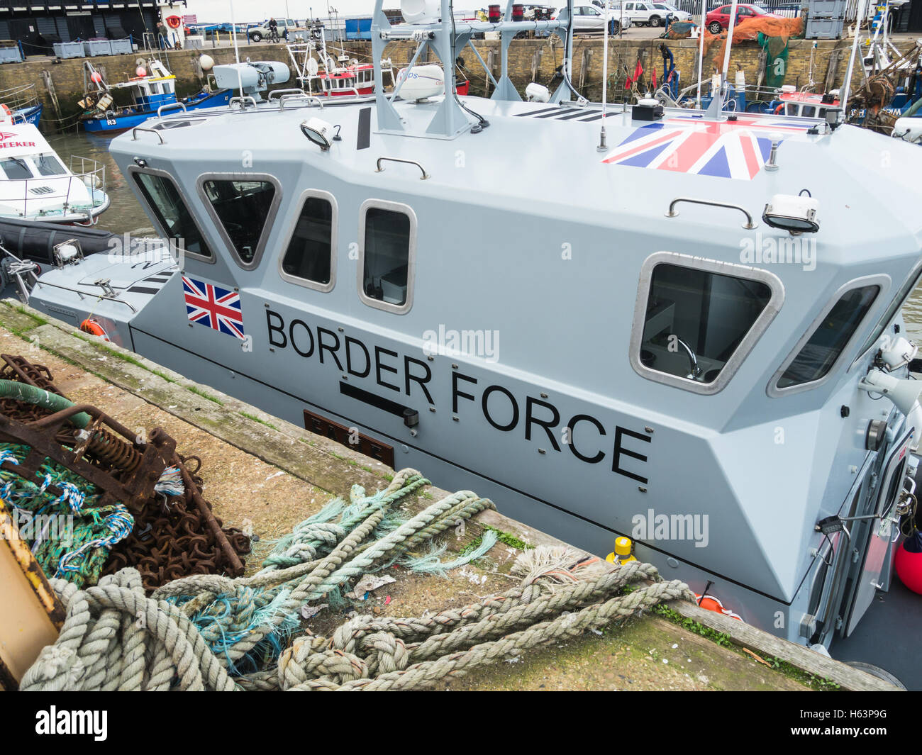 Border force uk boat hi-res stock photography and images - Alamy