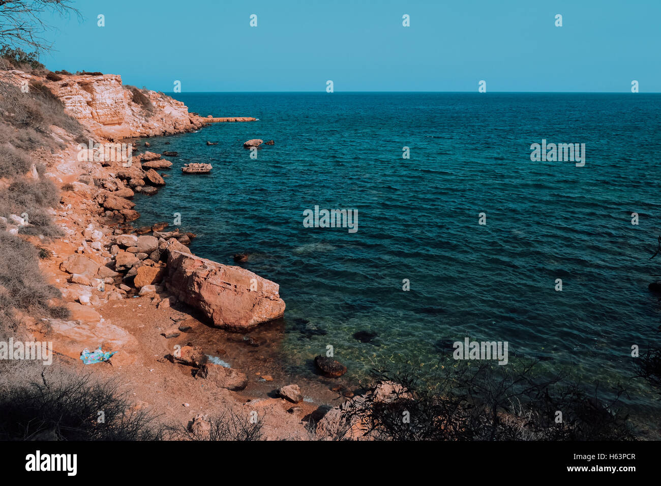 blue sea of Cyprus Stock Photo - Alamy