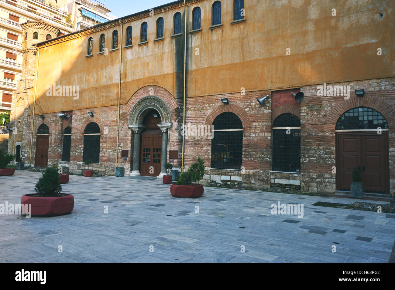 Byzantine orthodox church of God's holy Sophia at Thessaloniki, Greece ...