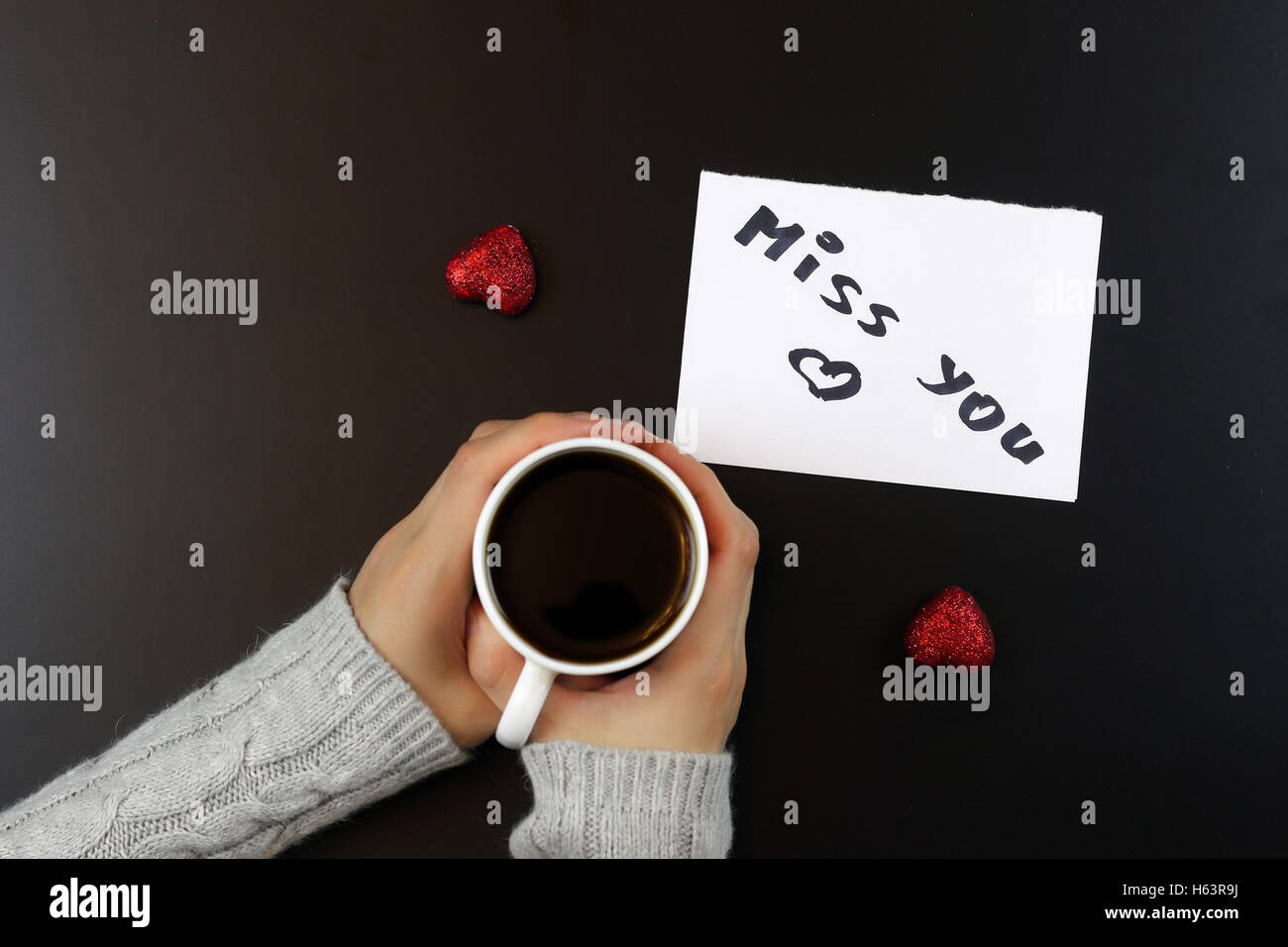 hand coffee background couple Stock Photo - Alamy