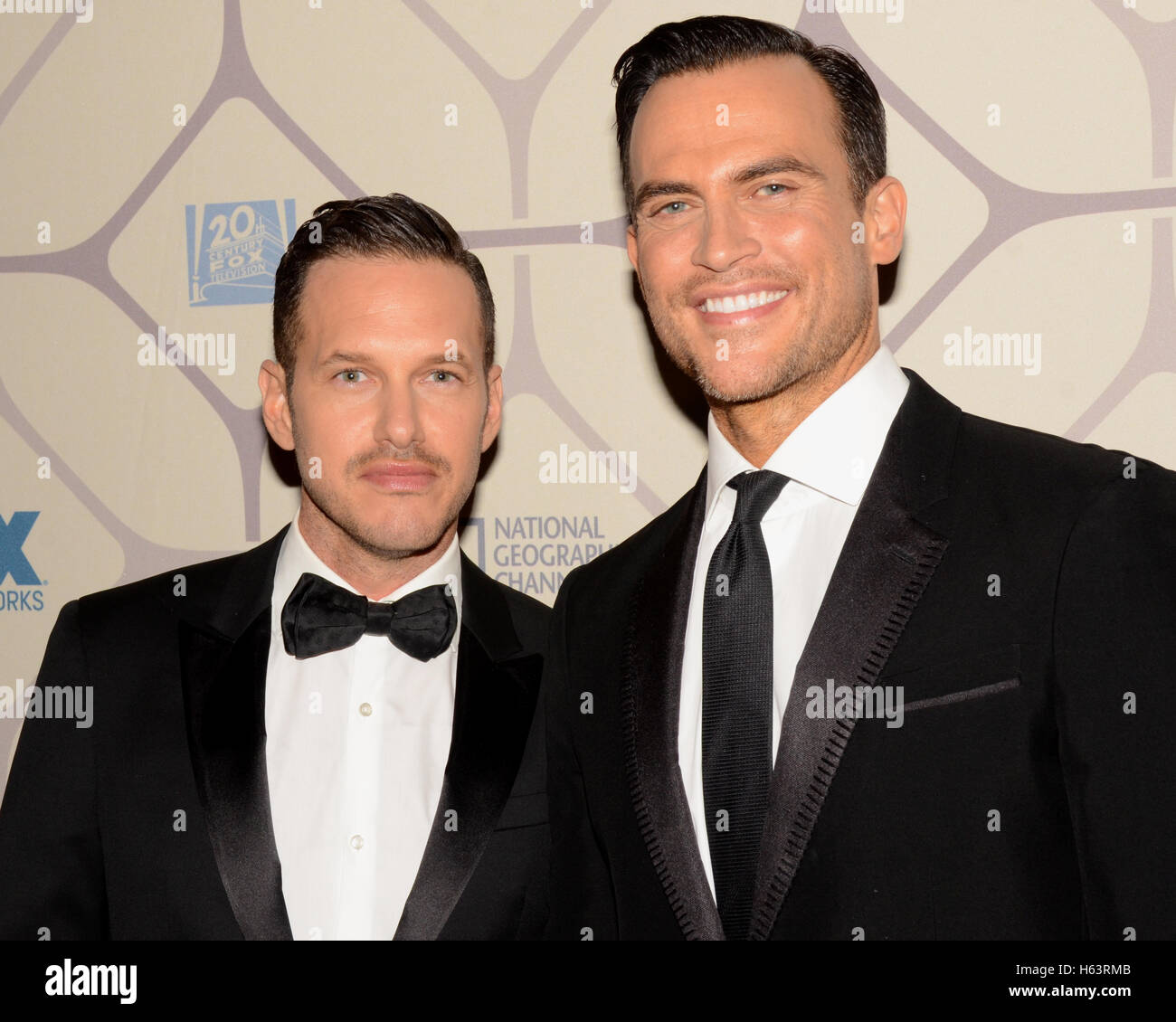 Cheyenne Jackson and Jason Landau attends the 67th Primetime Emmy ...