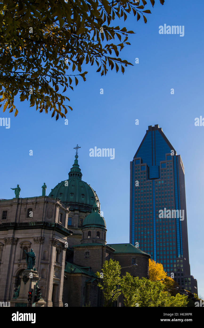 Dorchester Square (originally Dominion Square) in downtown Montreal in ...