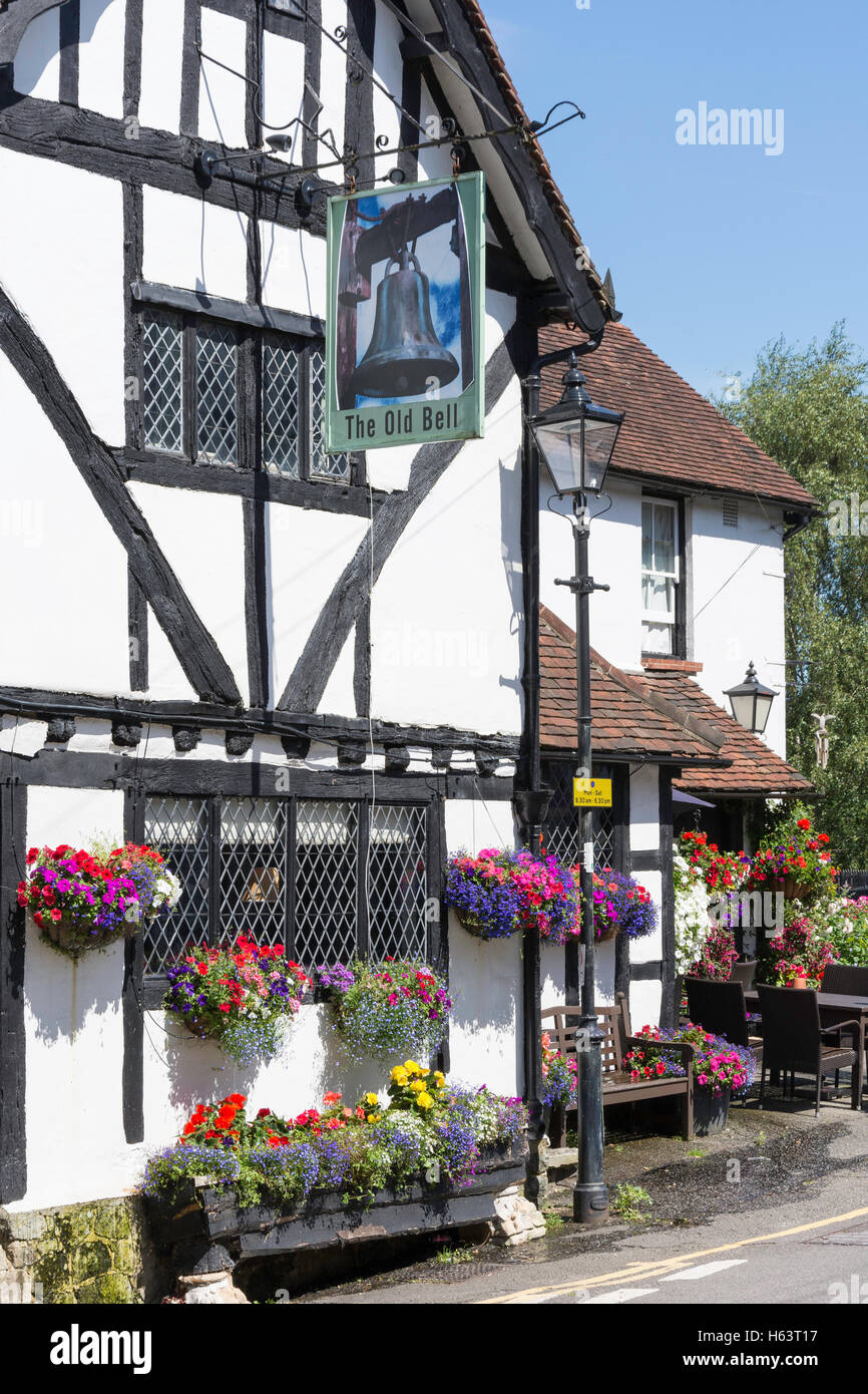 15th century The Old Bell Pub, High Street, Old Oxted, Oxted, Surrey ...