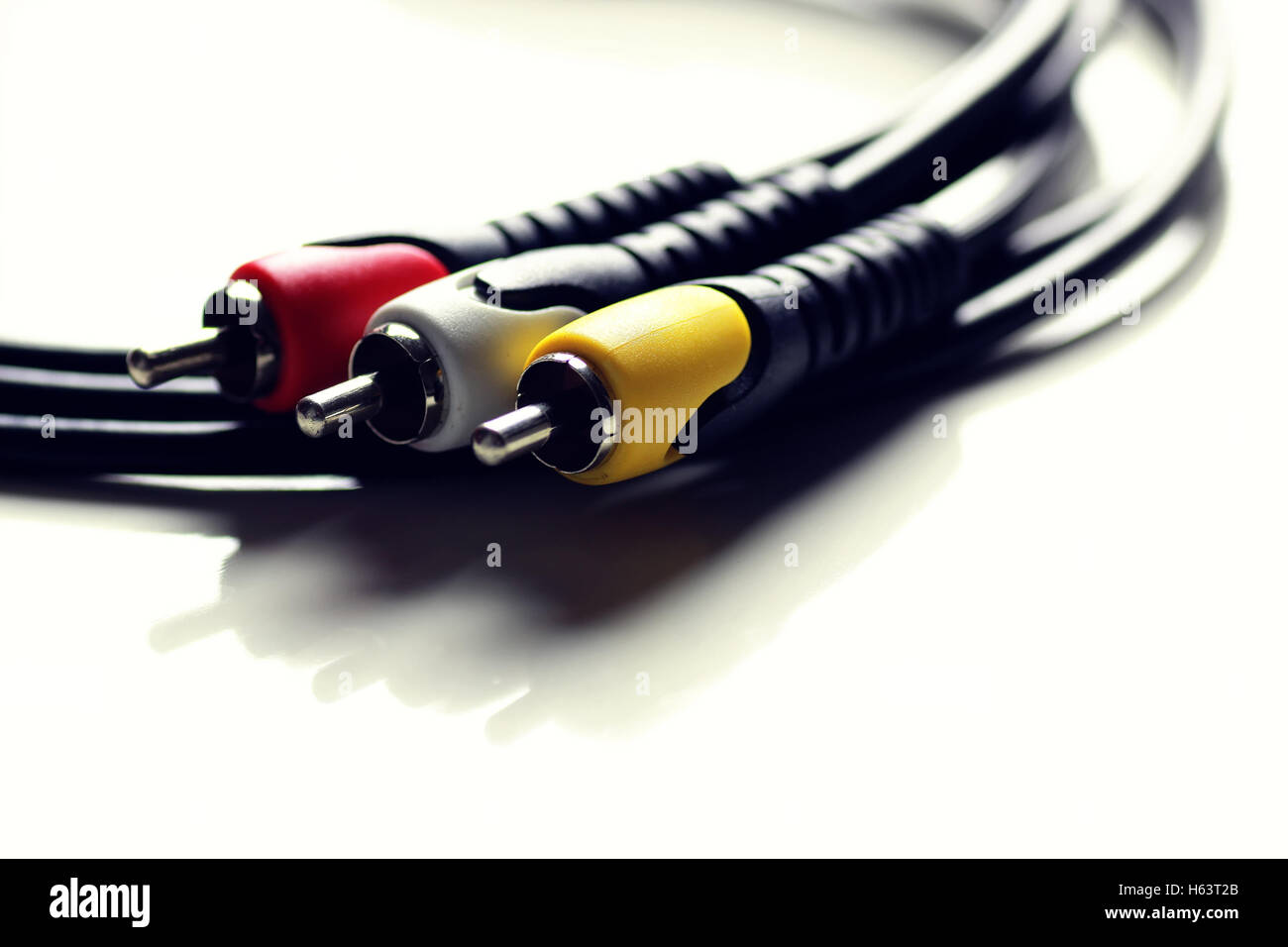 wire tulip cable macro Stock Photo - Alamy