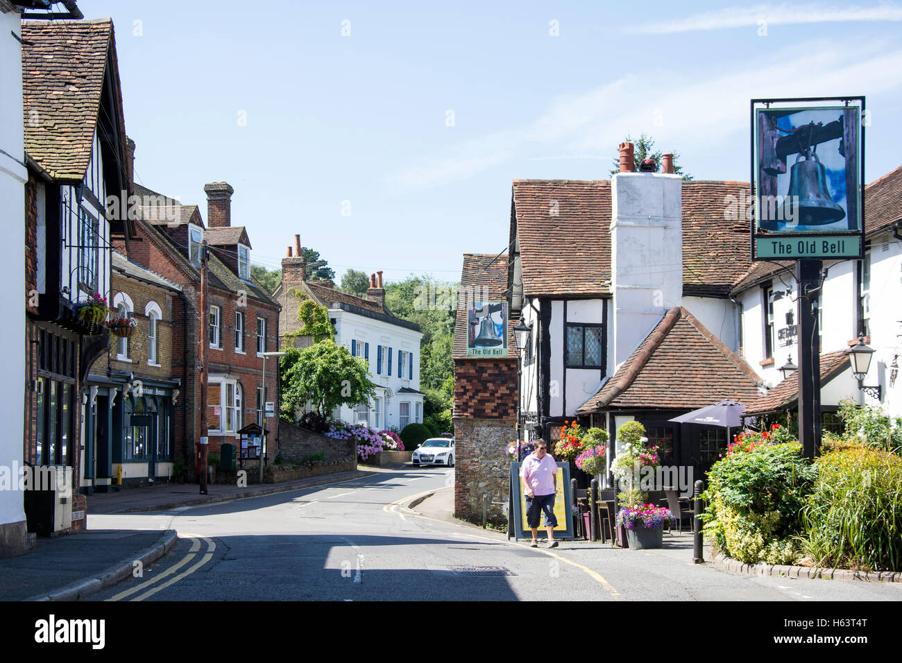 15th century The Old Bell Pub, High Street, Old Oxted, Oxted, Surrey ...