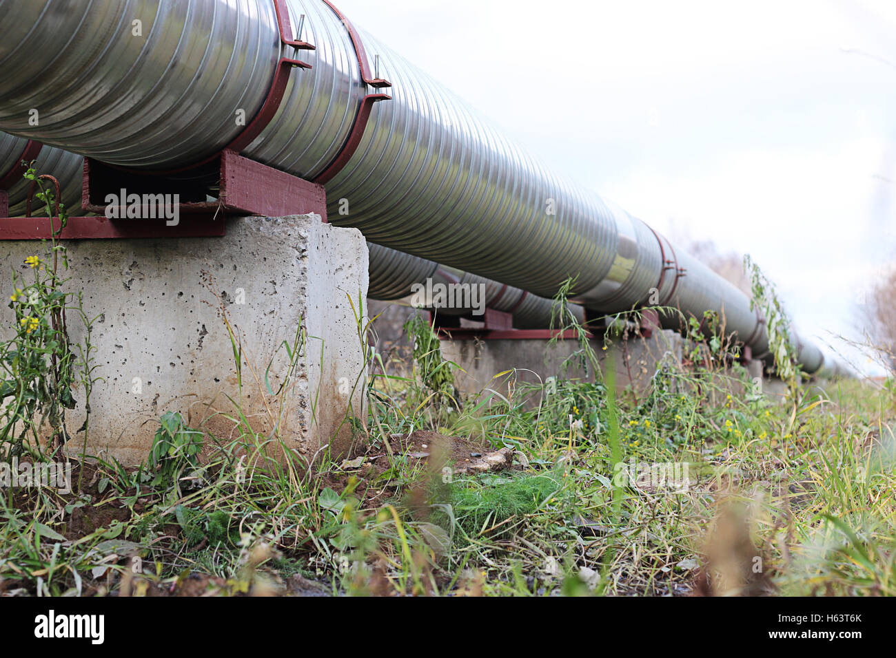 pipeline on the street Stock Photo - Alamy