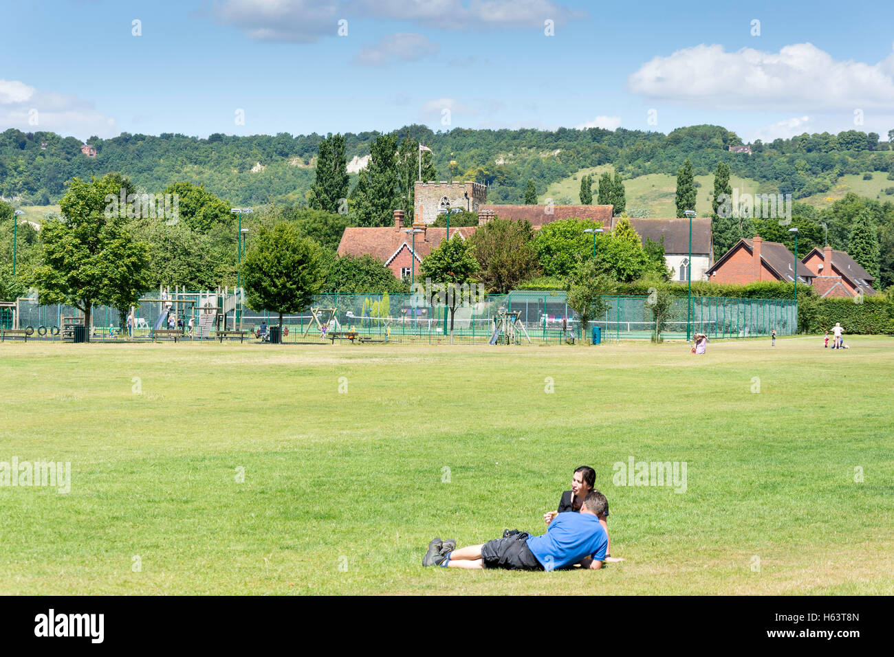 Master Park, Church Lane, Oxted, Surrey, England, United Kingdom Stock ...