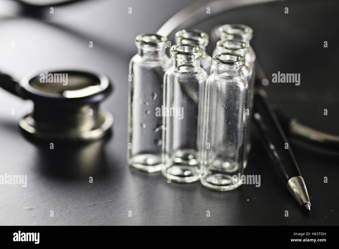 Medical test tubes set Stock Photo - Alamy