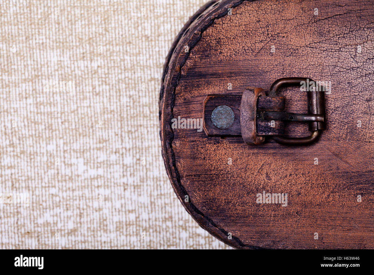leather buckle close-up abstract background Stock Photo - Alamy