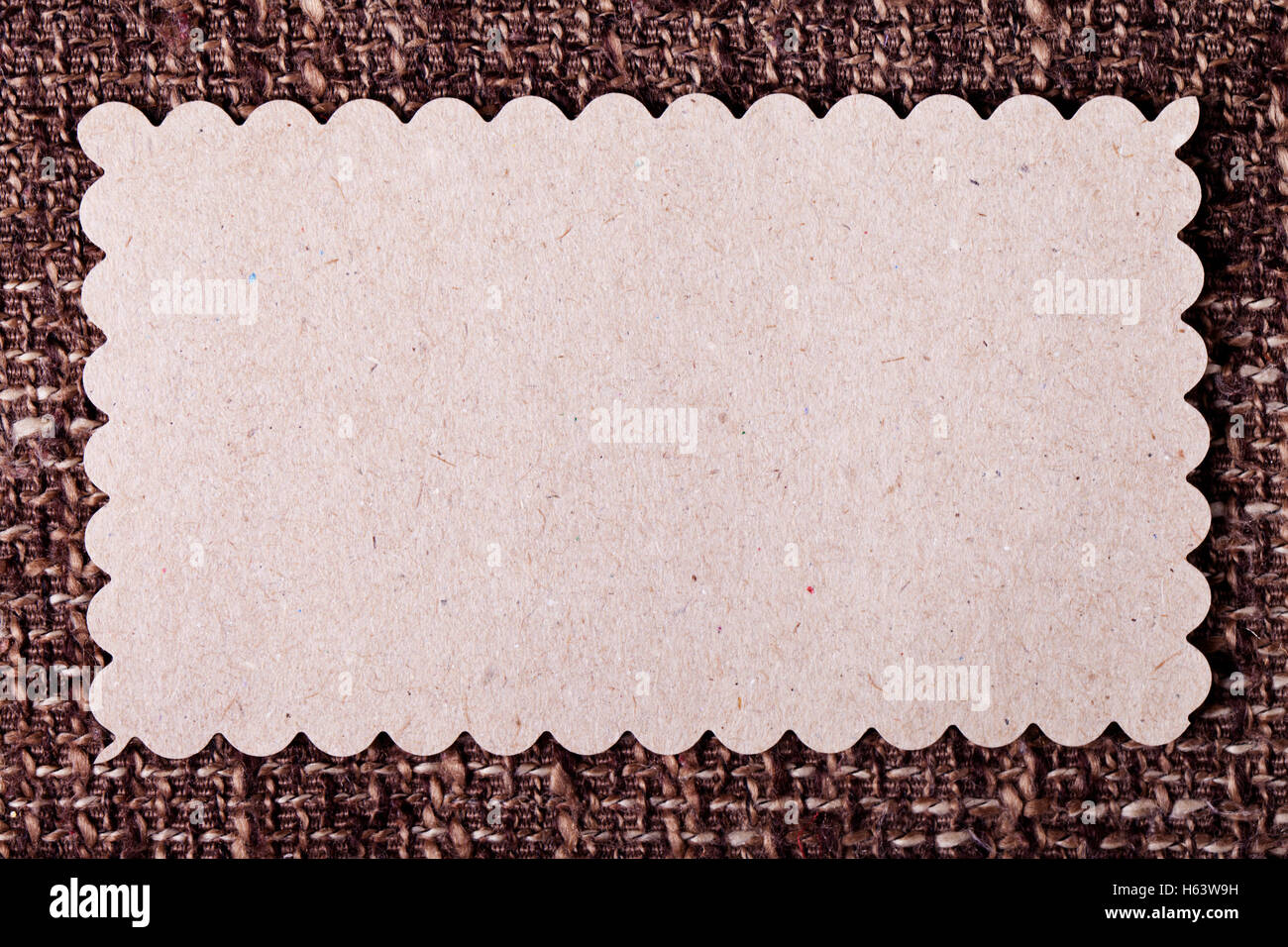 a shaped piece of paper for text Stock Photo - Alamy
