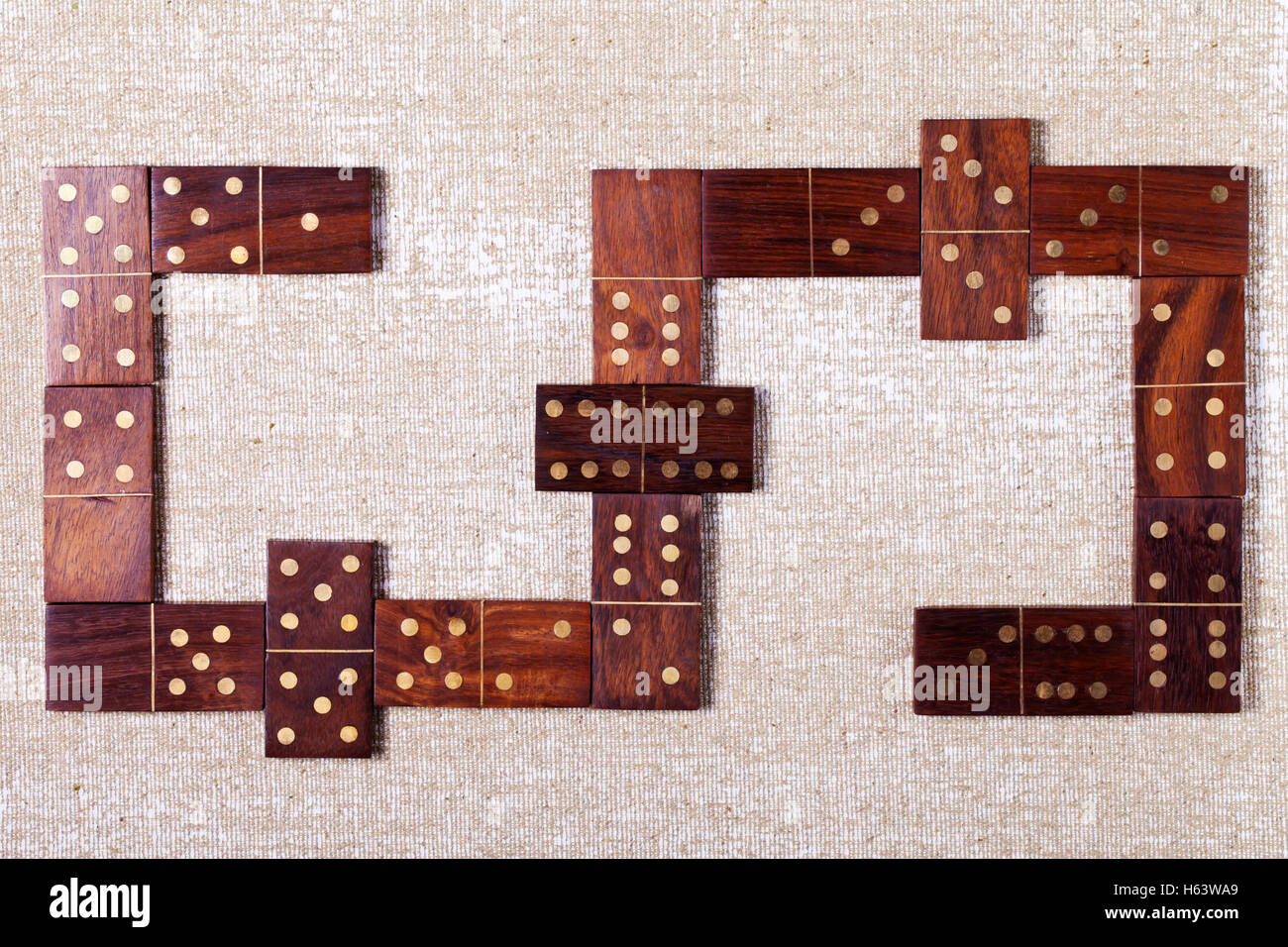 Dominoes figure hi-res stock photography and images - Alamy