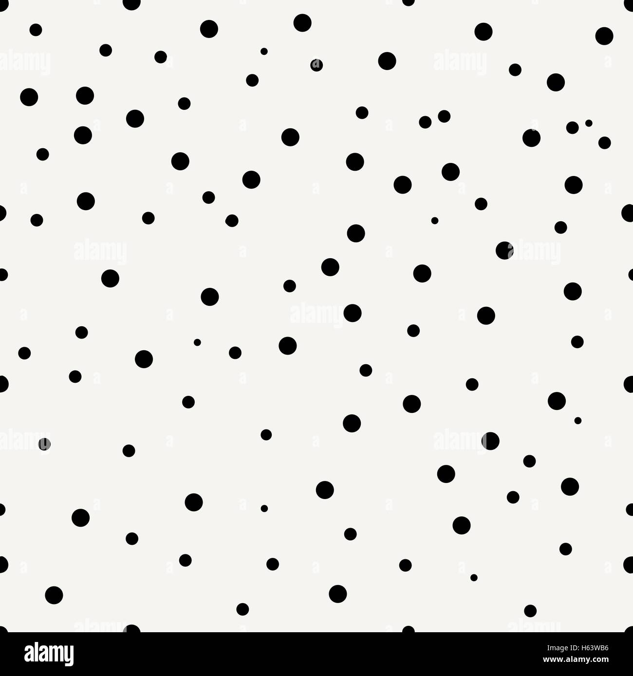 Seamless repeating pattern with confetti in black on cream background ...
