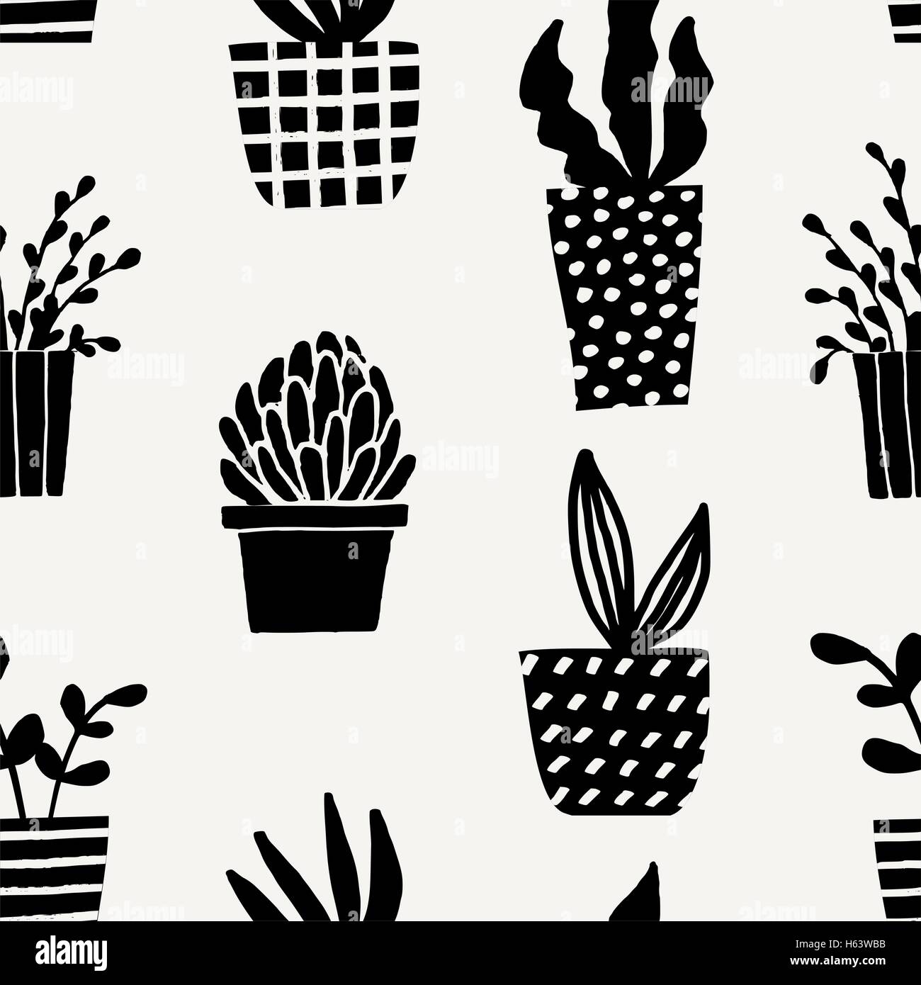 Seamless repeating pattern succulent plant hi-res stock photography and ...