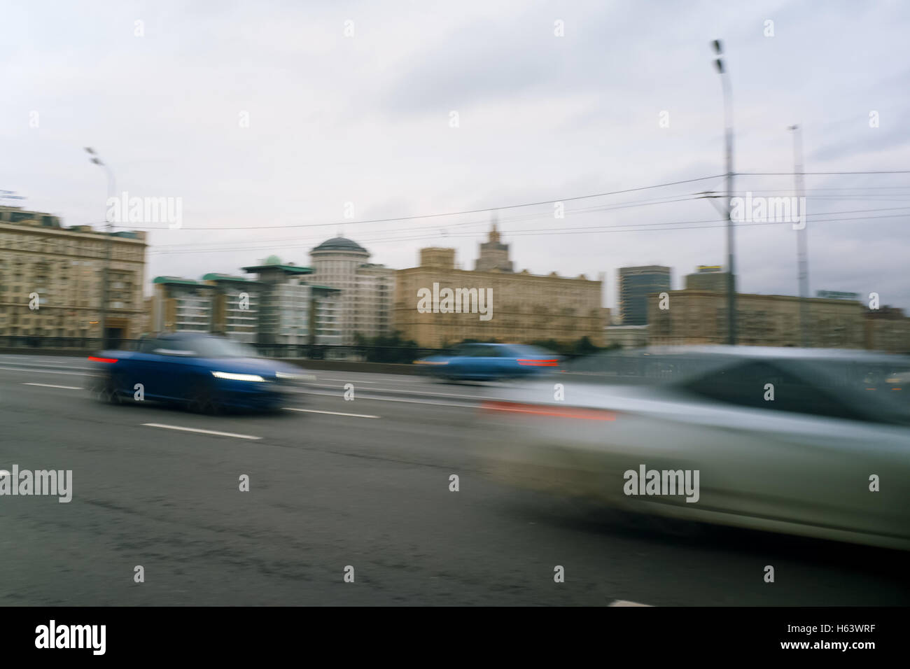Cars running on the highway Stock Photo - Alamy
