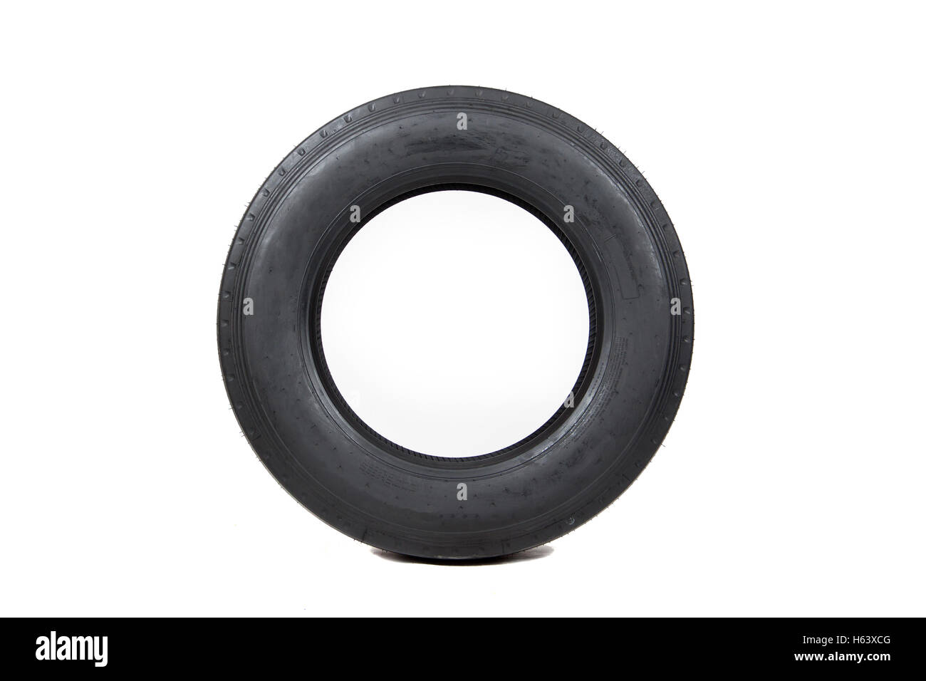 Car tire isolated on white background Stock Photo - Alamy