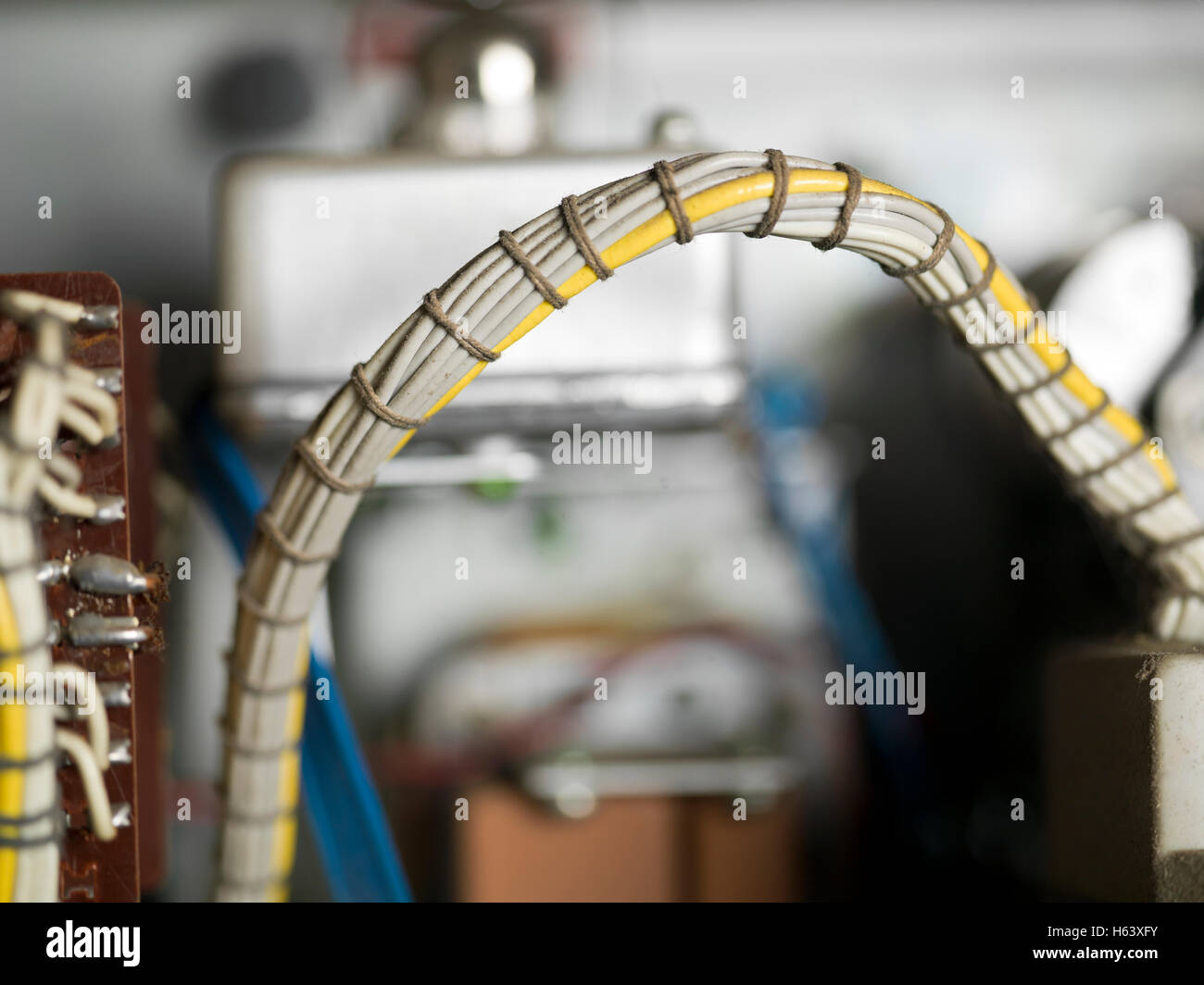 Bunch Of Cables Stock Photo - Alamy