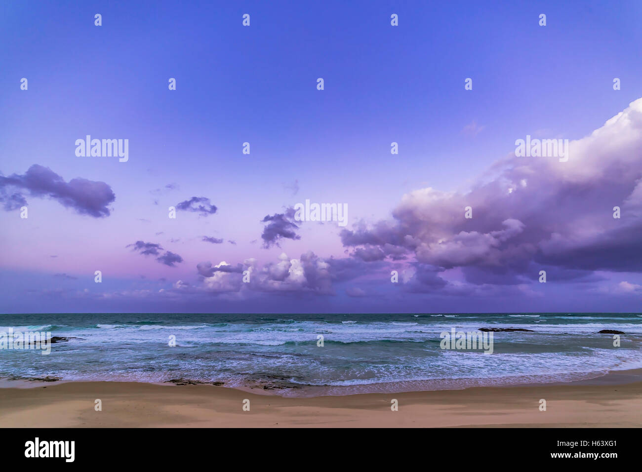 A study in twilight colours at sunset looking east opposite the Sun ...