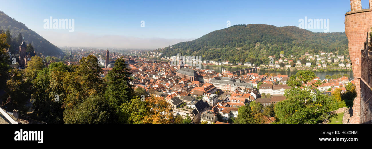 View from Heidelberg Castle Stock Photo - Alamy