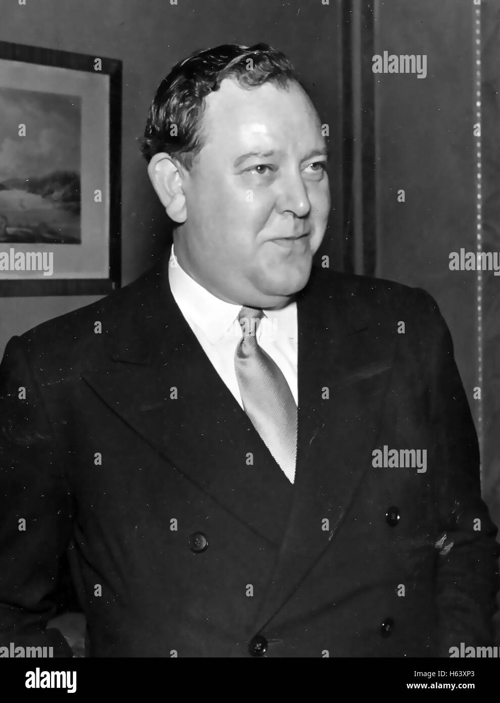 TRYGVE LIE (1896-1968) Norwegian politician about 1945, later Secretary ...