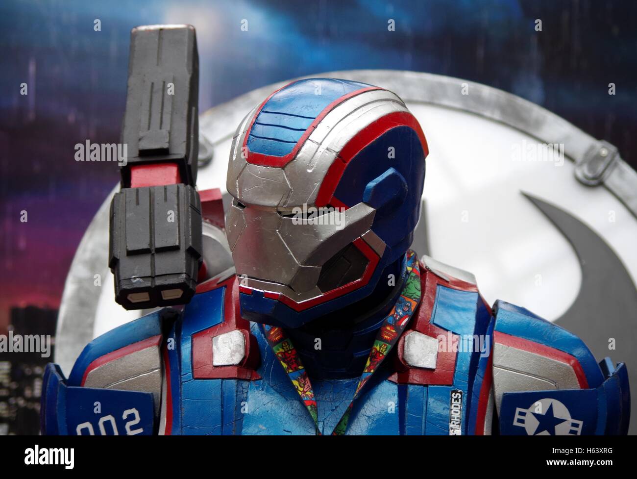 War machine fictional superhero appearing hi-res stock photography and ...