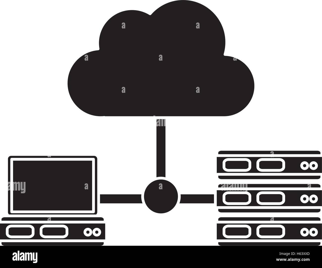 Isolated cloud computing design Stock Vector Image & Art - Alamy