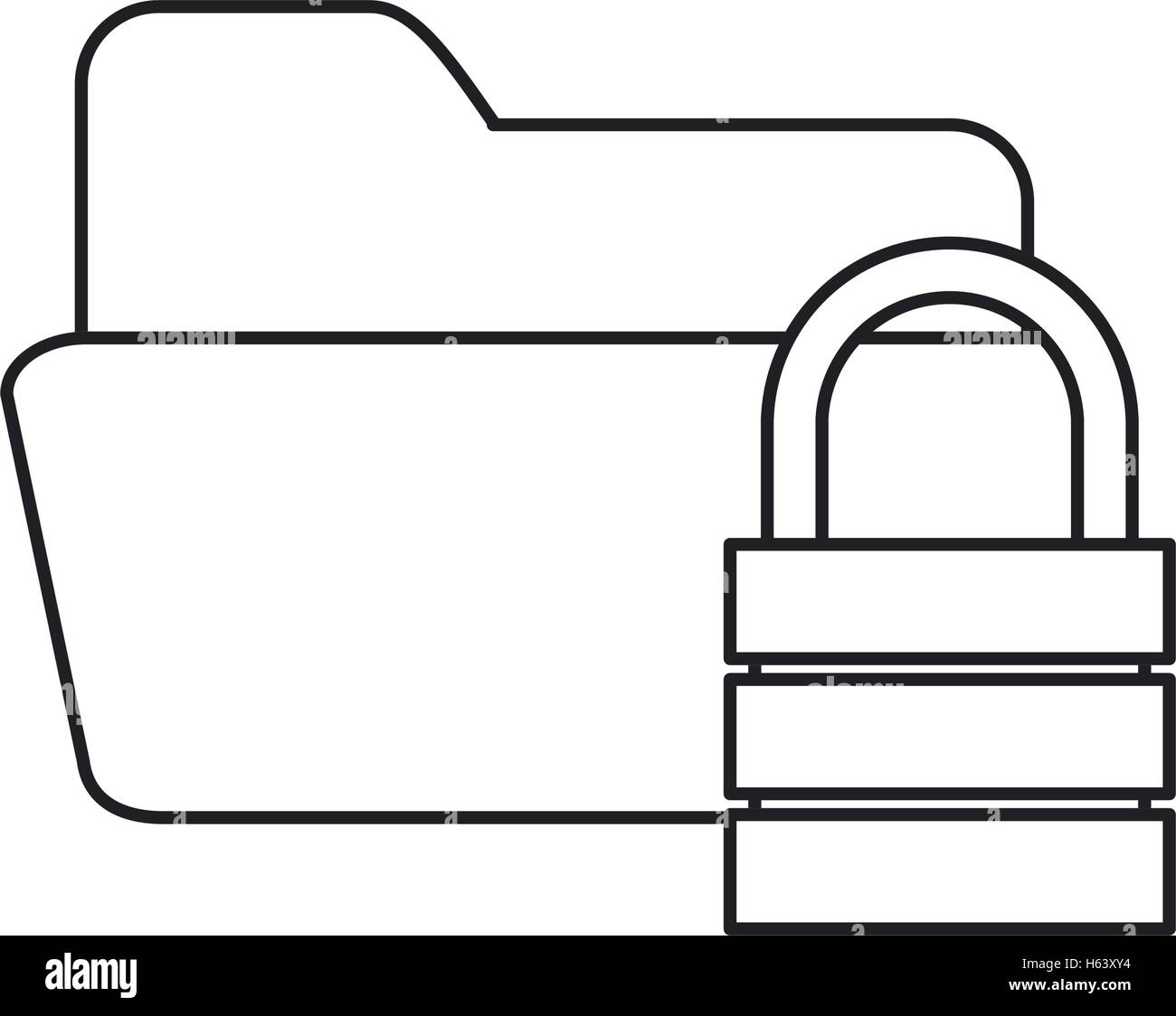 Web hosting file padlock data center hi-res stock photography and images - Alamy